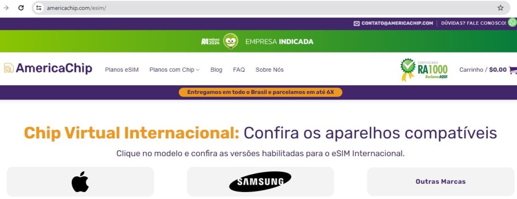 Celulares compatíveis com eSIM - Lista completa (2025)